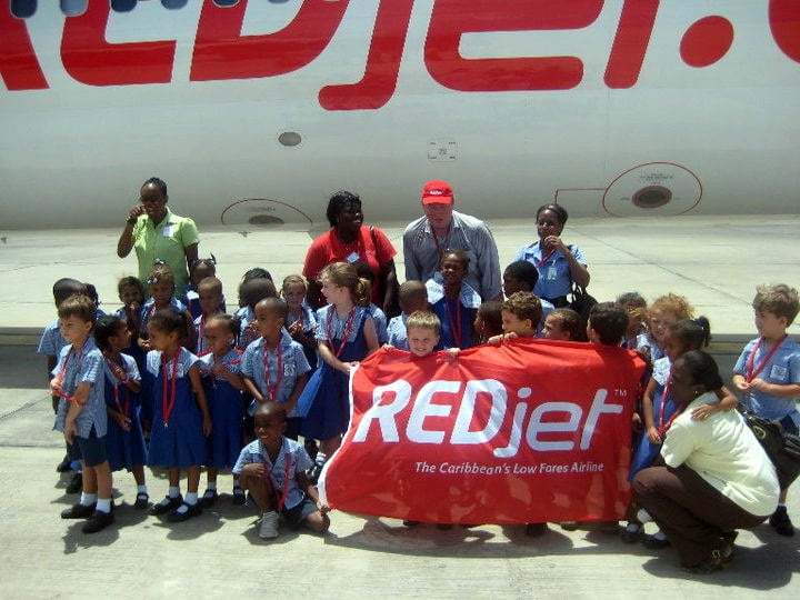 REDjet welcomes “Mini REDjetters” at Barbados’ Airport with Tour of ...