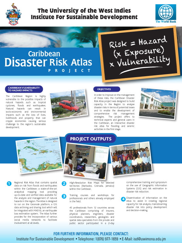 Caribbean Disaster Risk Atlas Project: Now Available, Mona Campus - UWI ...