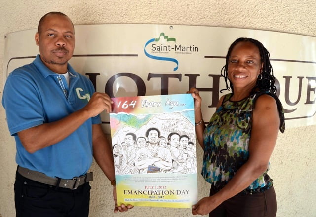 July 1 Emancipation poster series donated to St. Maarten libraries ...