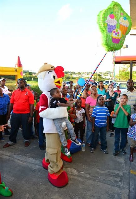 Santa & Chicky join children for Christmas Play Date at KFC | The Bajan ...