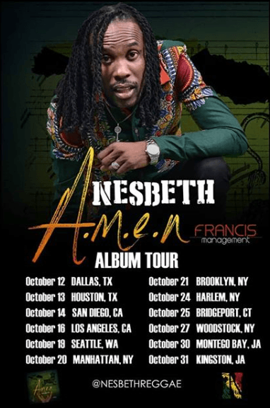 Reggae Artist Nesbeth Announces Debut Album “A.M.E.N” Named After ...