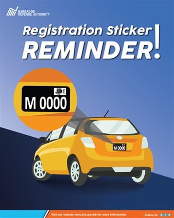 BRA urges Patience with Vehicle Sticker Reminder | The Bajan Reporter