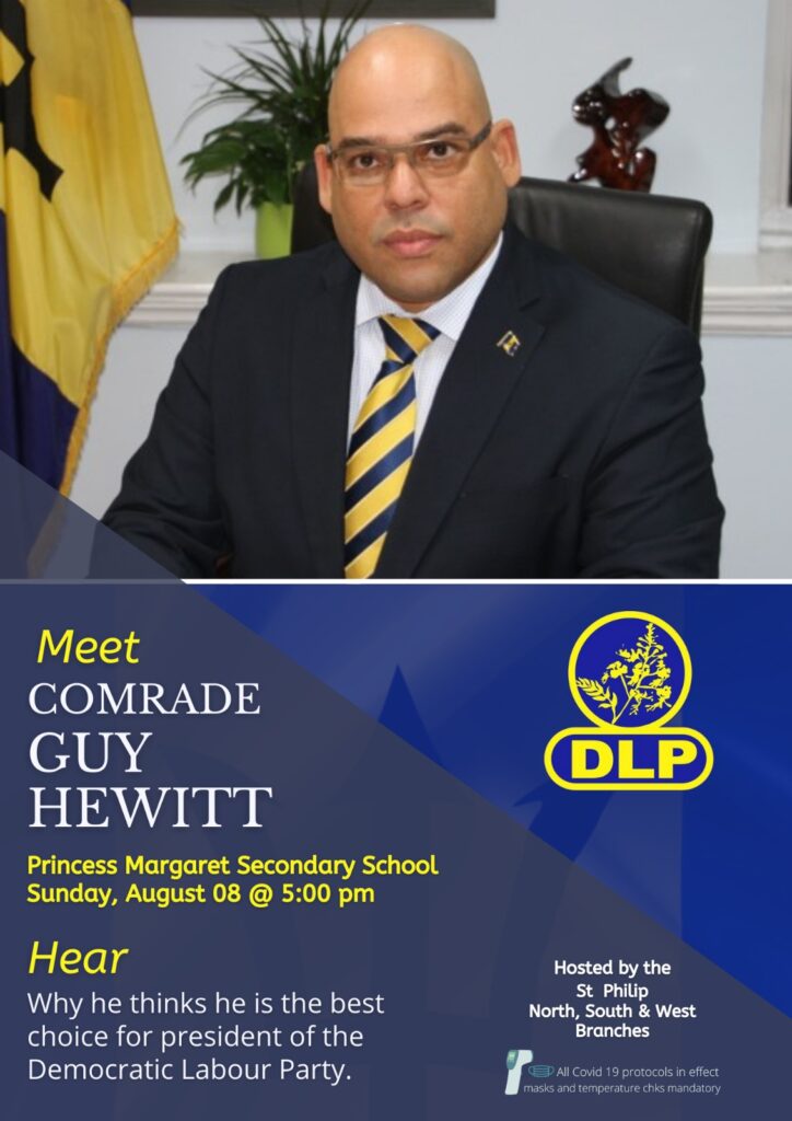 Guy Hewitt Aims for Ch Ch East Central | The Bajan Reporter