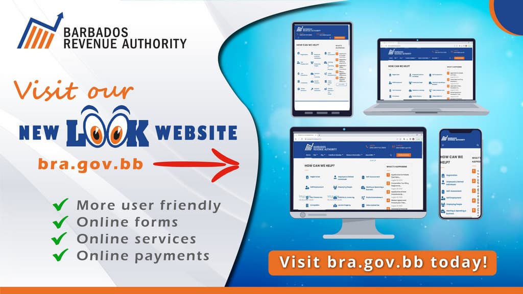 The Barbados Revenue Authority (BRA) Unveils New Website for Enhanced ...